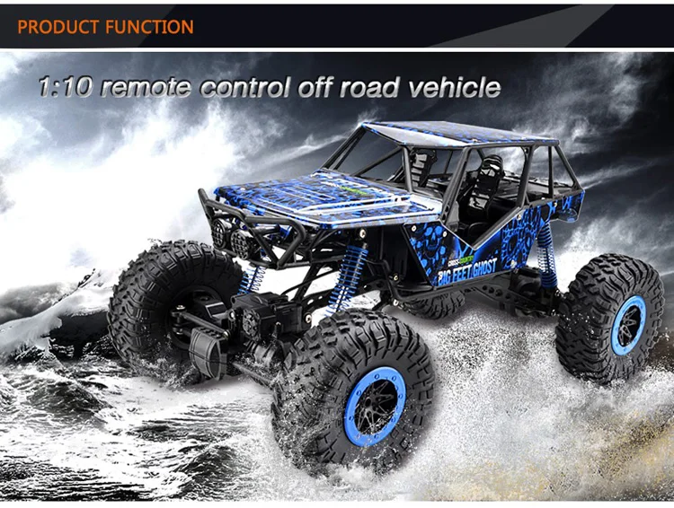 Rock Crawler 1/10 2.4g 4wd 4x4 Cars Rc Toy Remote Control Rc Car Toys ...