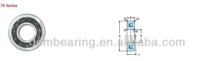 Nsk High Precision 30*47*9mm Angular Contact Ball Bearing 7906c - Buy ...