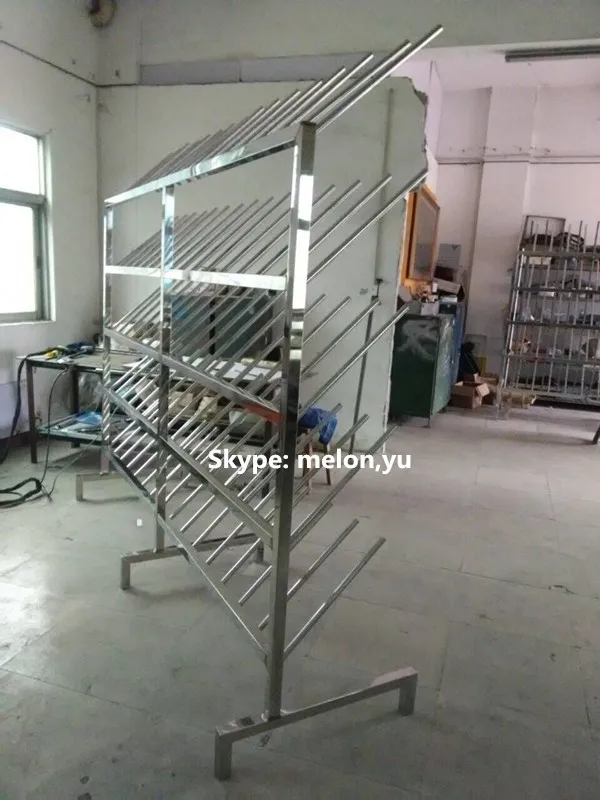Stainless Steel Mobile Boot Rack 30 For Hospital Or Clean Room - Buy ...