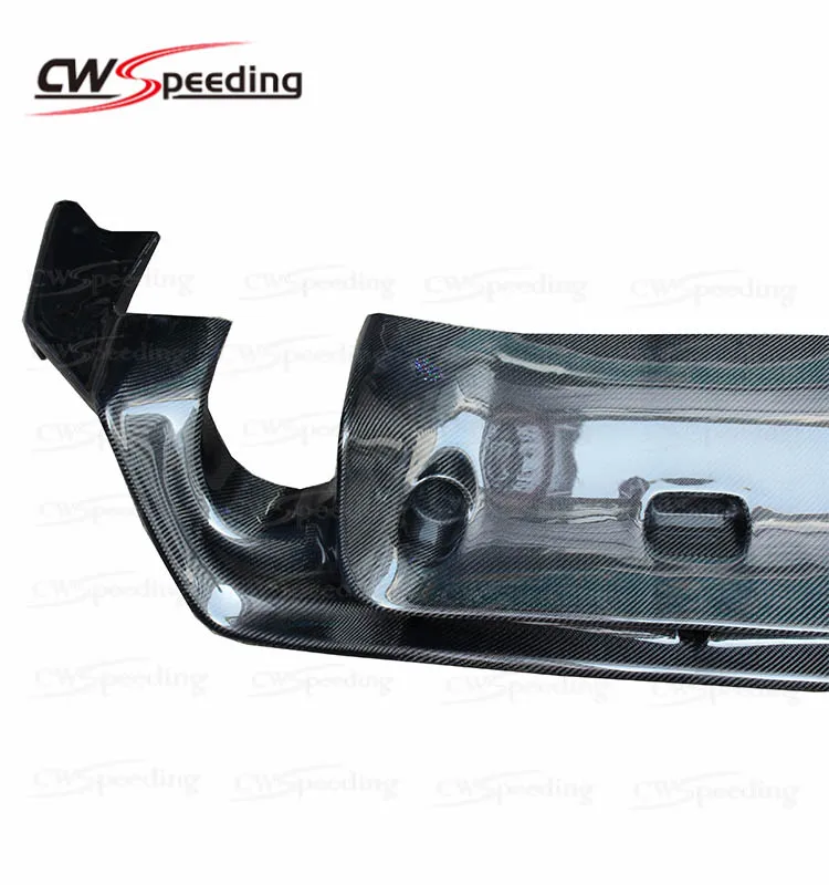 Gb Style Carbon Fiber Rear Bumper Lip Rear Diffuser For 2012-2015 ...