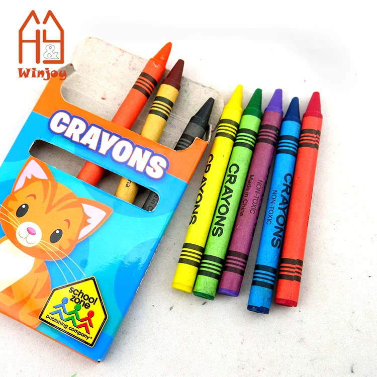 Children Safety Multi-color 8 Color Crayon - Buy Multi Color Crayon ...