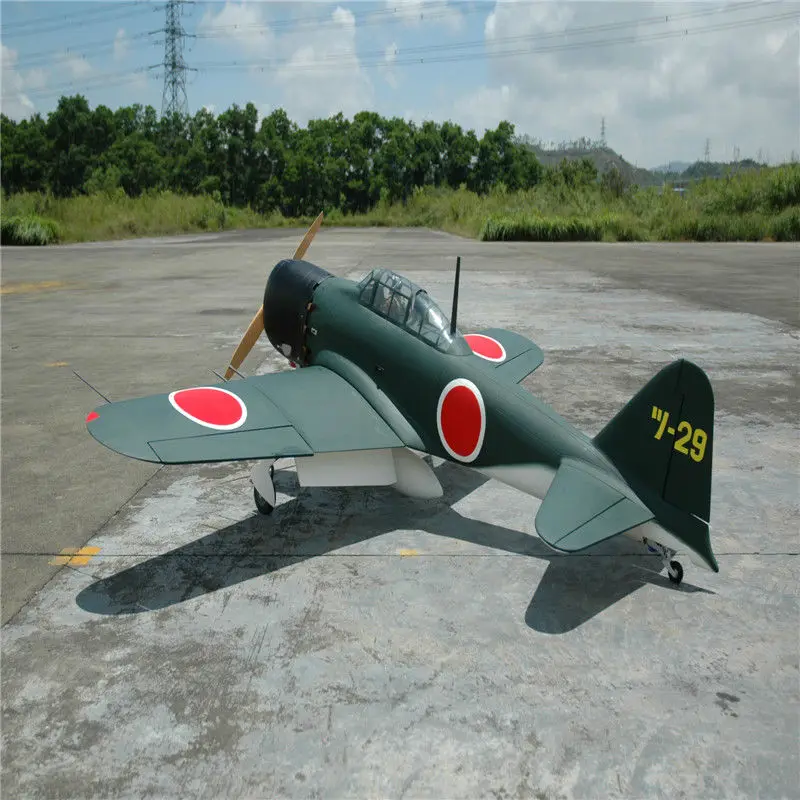 Toy Plane Warbird Zero Fighter 91" 80-100cc F080 Zero Flight - Buy ...
