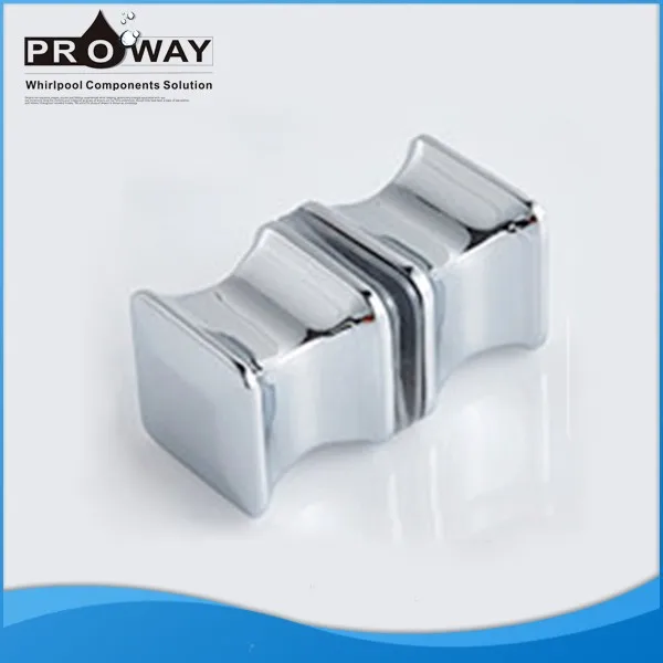Flush Pull Handle Shower Cabin Glass Door Curve Double Sided Door Pull ...