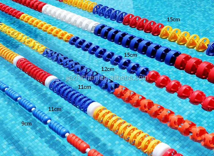 Competitive Swimming Pool Equipment Spiral Float Line Lane Ropes ...