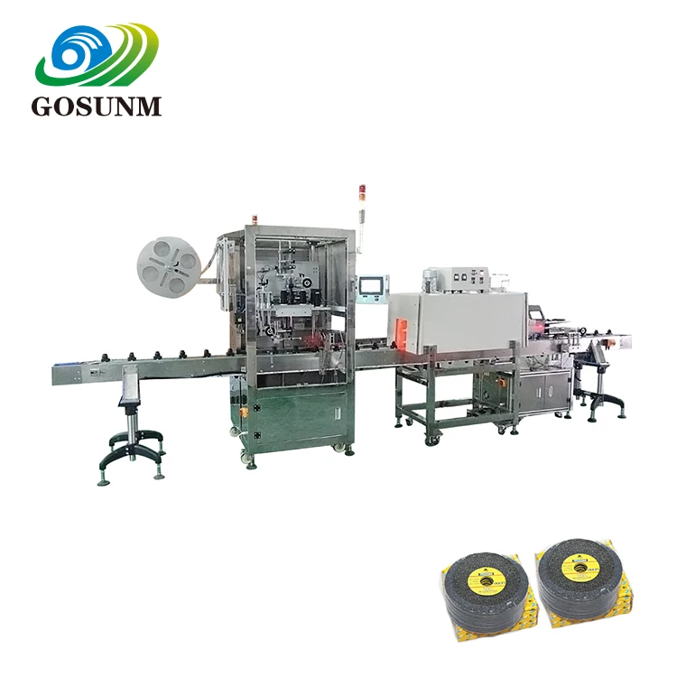 2022 Gosunm Automatic Flap Disc Labeling Machine Flap Discs Wrapping ...