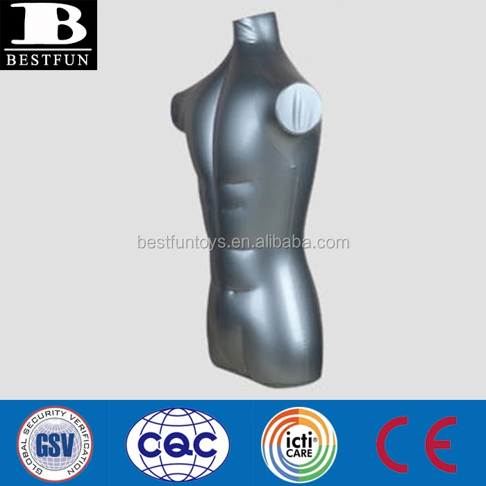 Inflatable Torso Plastic Male Torso Upper Body Inflatable Human Torso ...