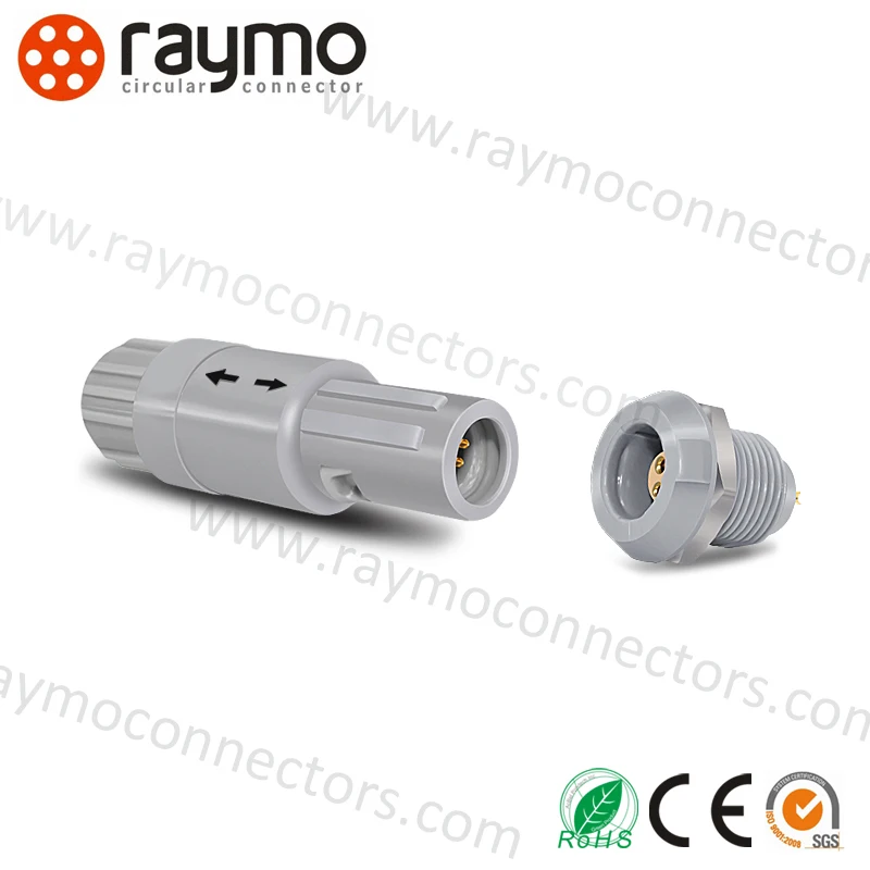 Plastic Medical Circular Push-Pull Connector P Series 14pin