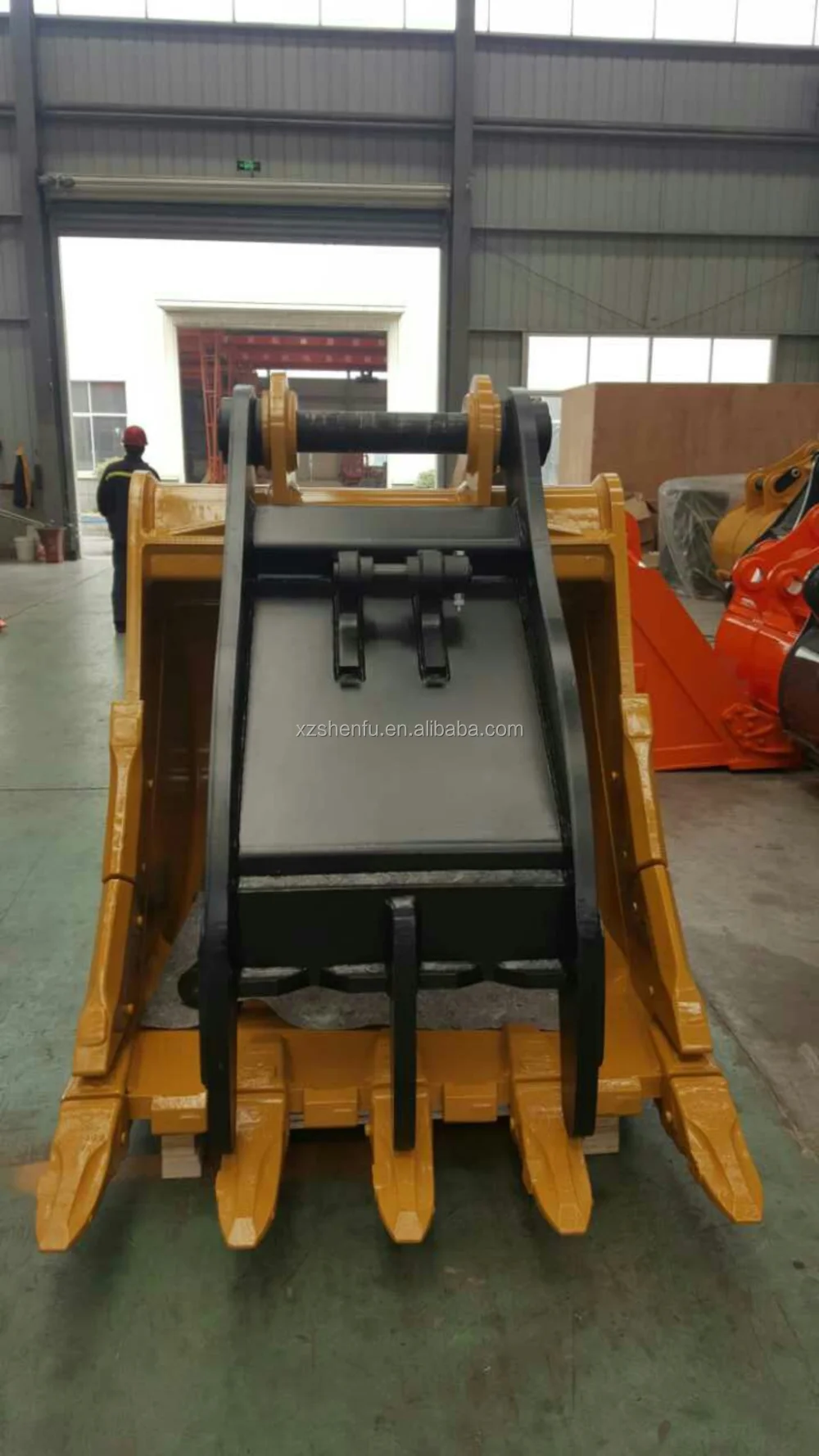 Manual Bucket Thumb Grapple Work With Excavator Rock Bucket Log Thumb ...