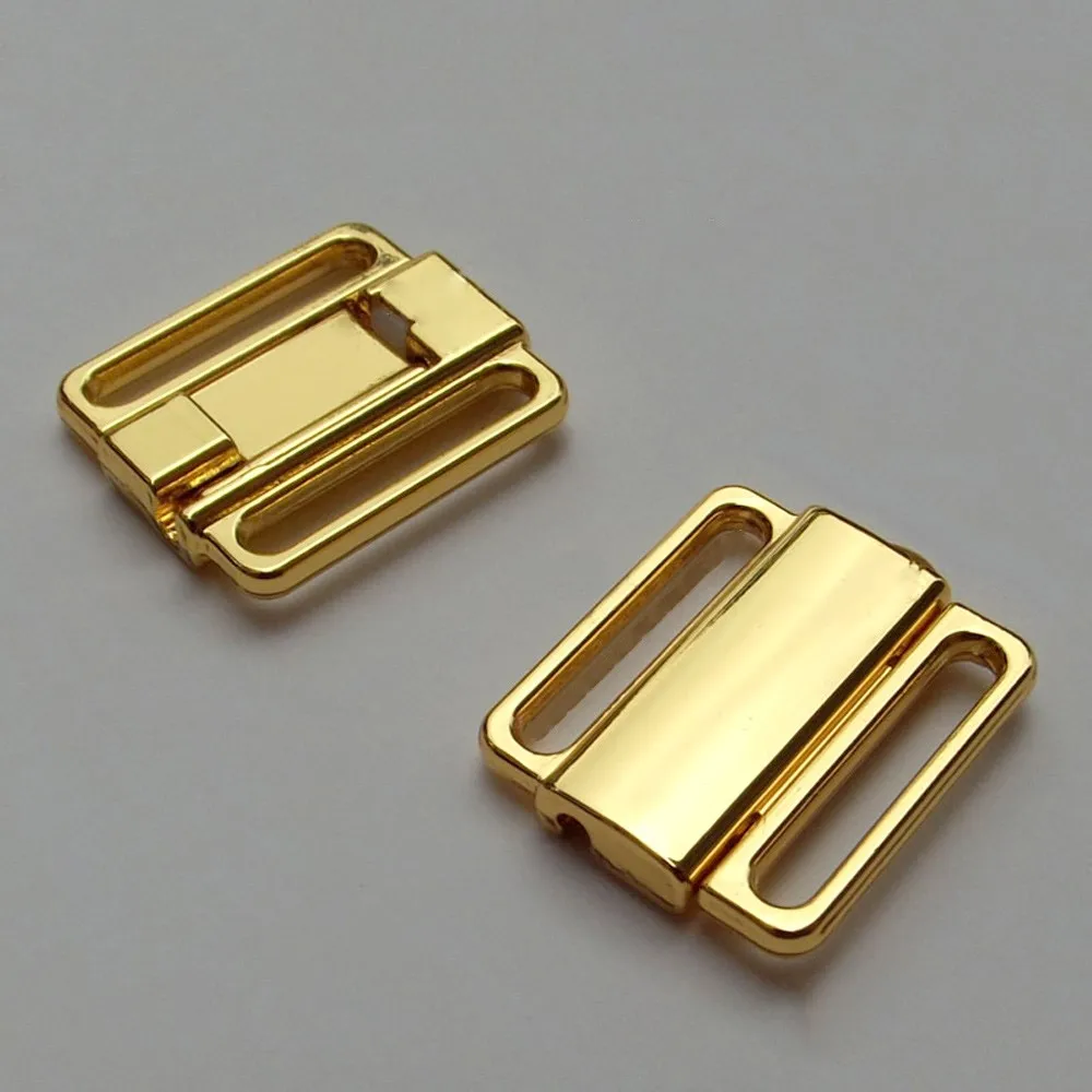 15mm Metal Buckle Front Closure Clasp For Swimwear And Bra - Buy Metal ...