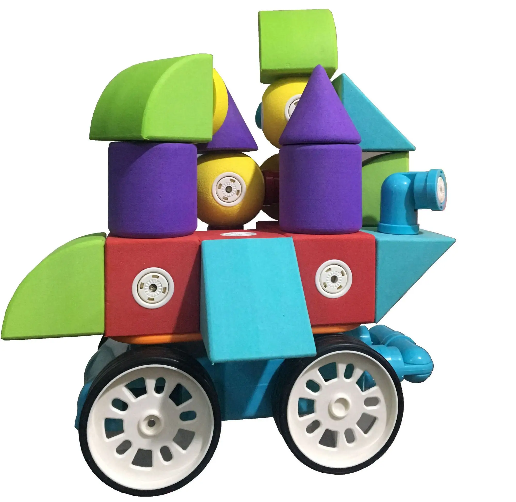 Kids Diy Puzzle 3d Magnetic Bricks Toy Building Blocks Magnet Toy For ...