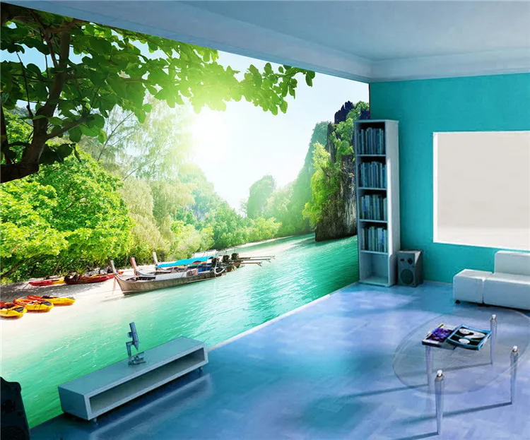 Customizable Wall Murals Beautiful Landscapes Peel And Sticker ...