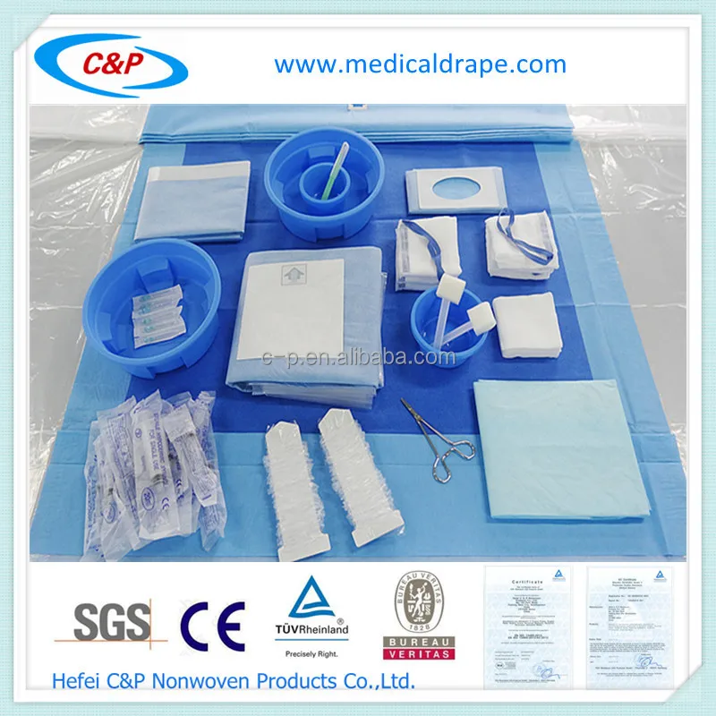 Disposable Endovascular Drape Kit With Drapes And Tray - Buy Disposable ...