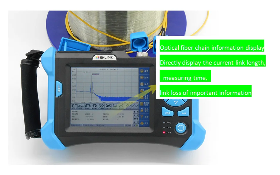 St3200 Handheld Otdr 1310/1550nm 28/26 Db Or 32/30 Db Otdr Machine/mini ...