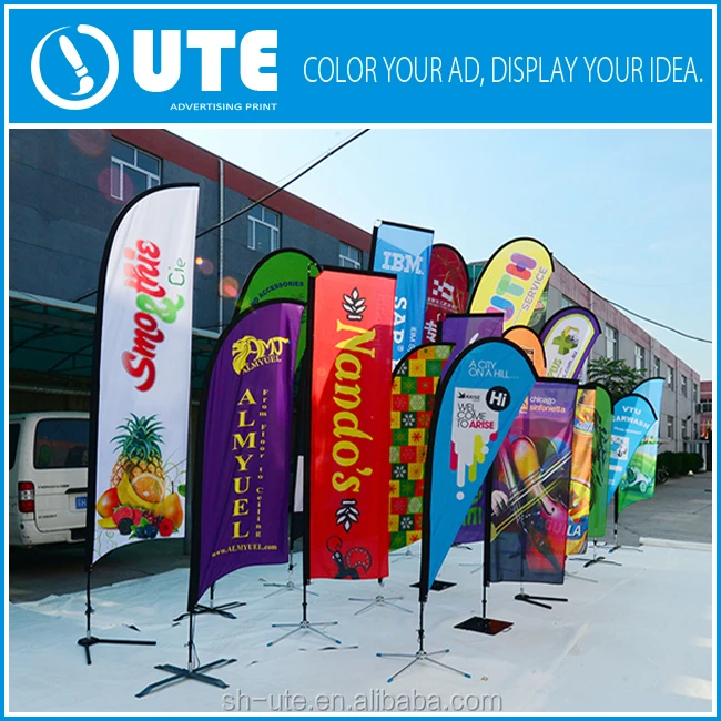 Custom Marketing Flags,Double Sided Roadside Flag Banners Advertising ...