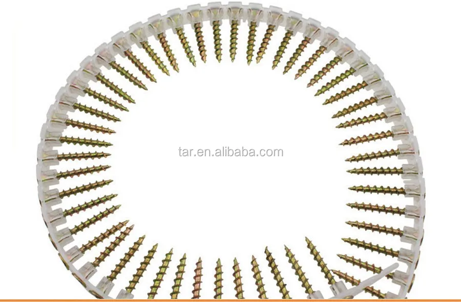 Drywall Collated Screw,Plastic Strip Collated Gypsum Board Screw ...