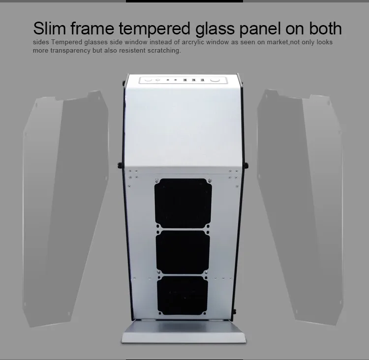 2017 Deluxe Desktop Aluminum Full Tower Atx Gaming Computer Case - Buy ...