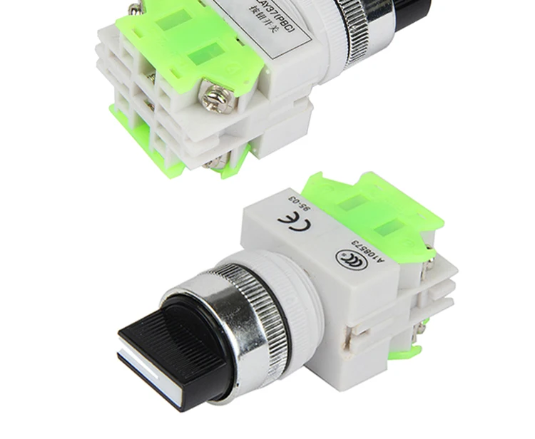 3 Position Rotary Selector Push Button Switch Lay37-11(pbc) - Buy ...