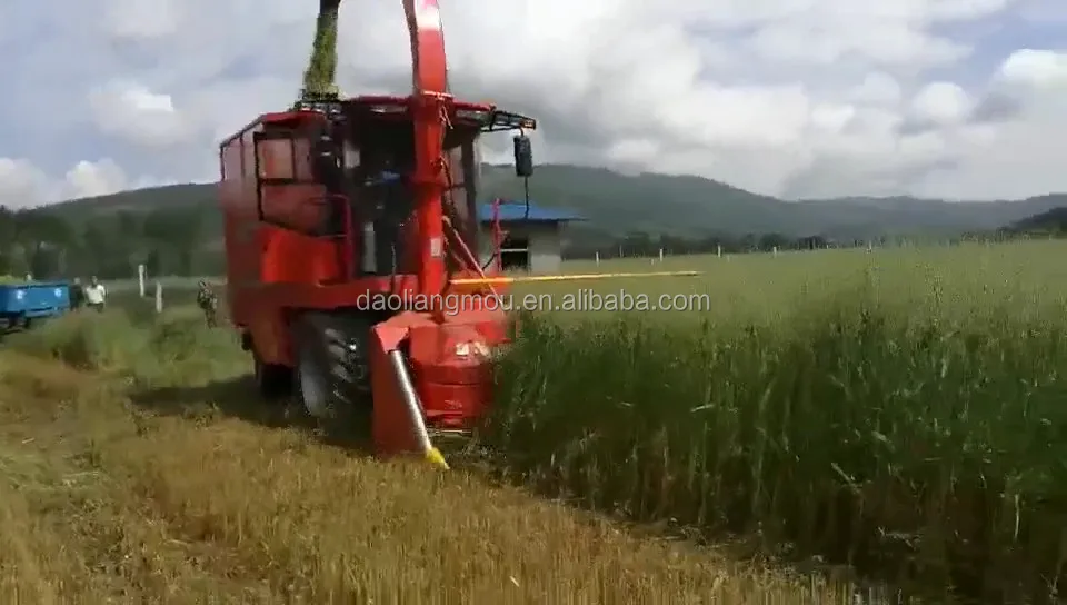 Self Propelled Green Forage Harvester - Mini Corn Combine