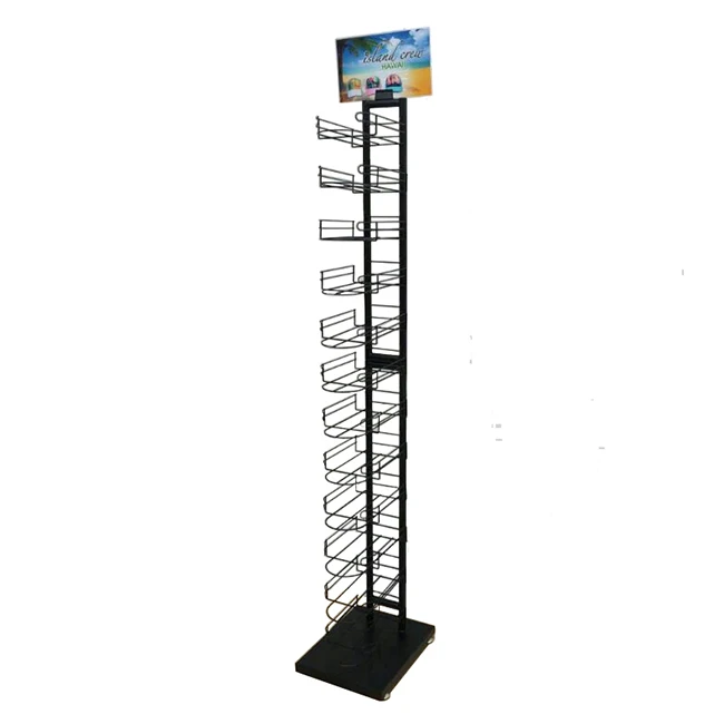 Floor Standing Metal Single Side Baseball Cap Stand - Buy Baseball ...