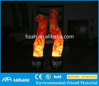 Inflatable Sky Dancer Burn For Advertising Decoration/ Inflatable Flame ...