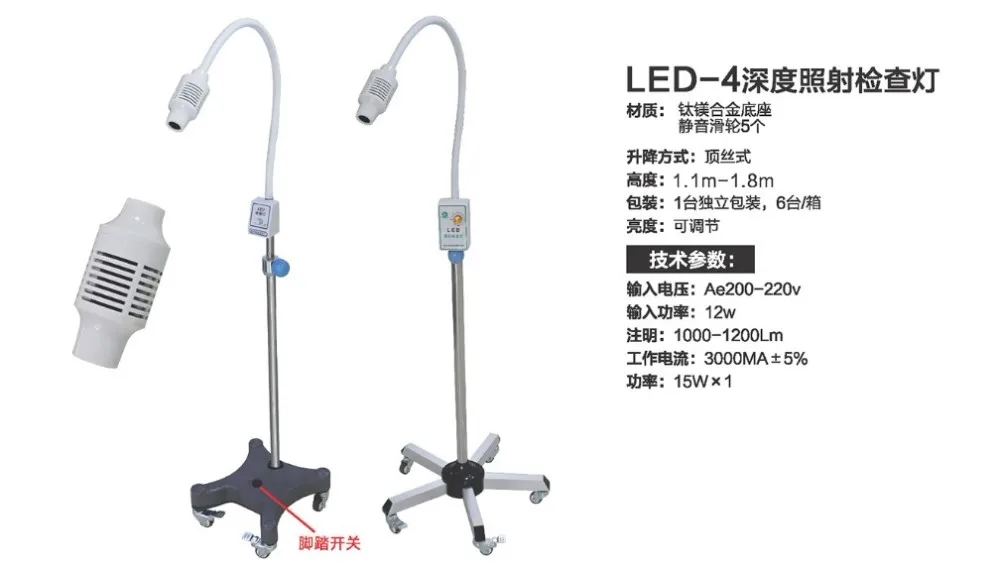 3W LED Bulb - Portable Medical Examination Lamp with 1 Year Warranty