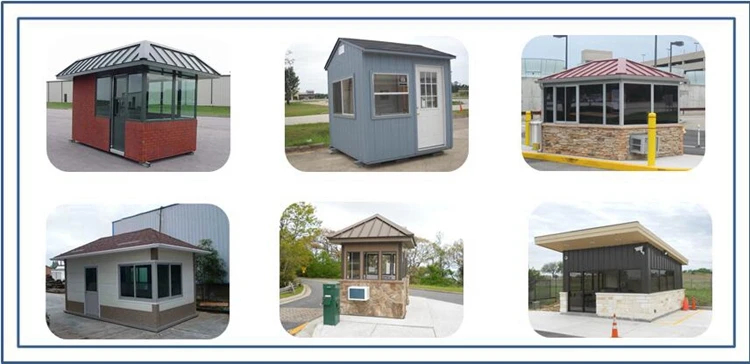 Outdoor Mobile Modern Prefab Security Guard House Design - Buy Guard ...