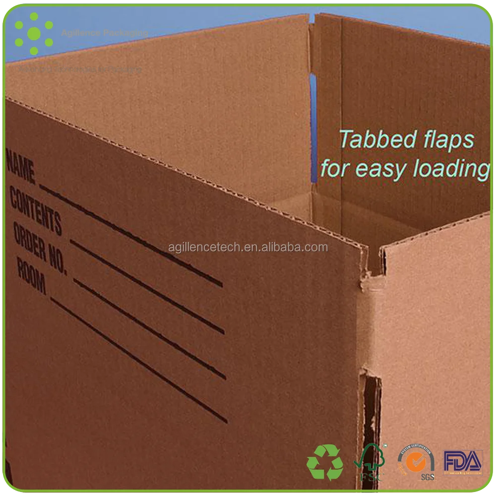 2015 Factory Price Cardboard Box 5-layer Ab-flute Flexo Shipping ...