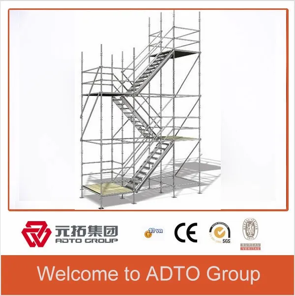 Bs1139 Standard Galvanized Scaffold Stair System Cuplock System - Buy ...