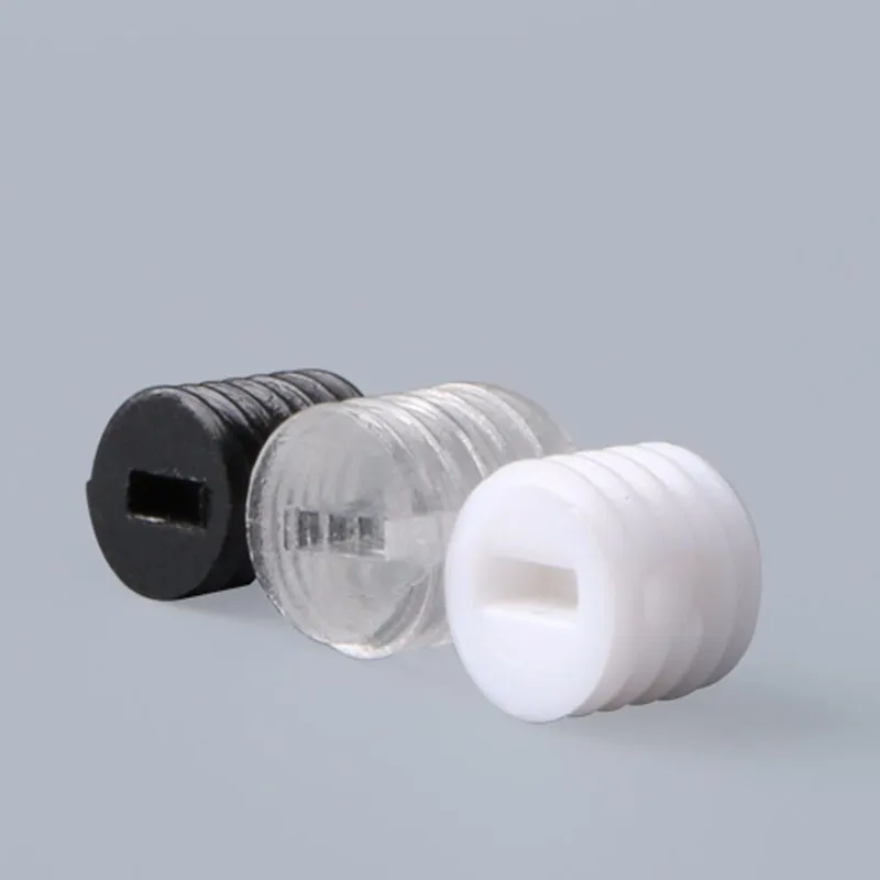 Slotted Plastic Grub Screw Headless Set Screw with Flat Point