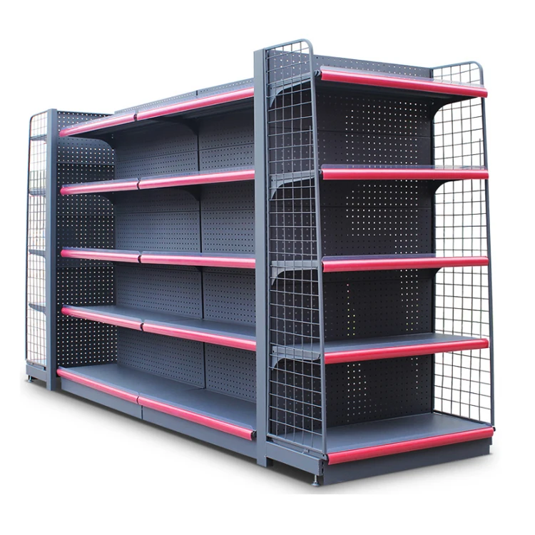 New Shelf Stacking Racks \& Shelves Display Snacks Of Supermarket ...