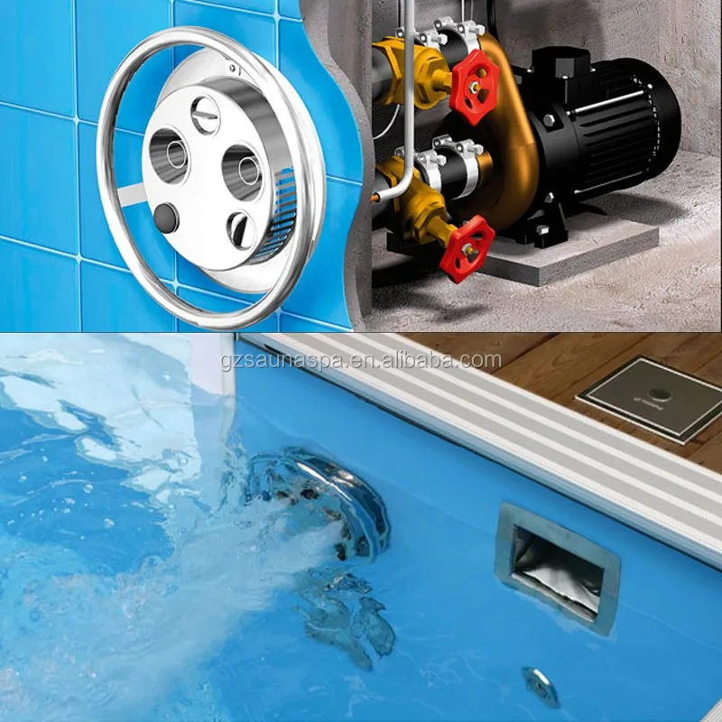 Powerful Swimming Pool Wave Blowing Equipment For Countercurrent ...