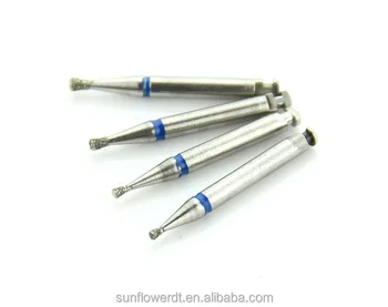 Dental Diamond Burs For Low Speed Contra Angle / Round Diamond Burs ...
