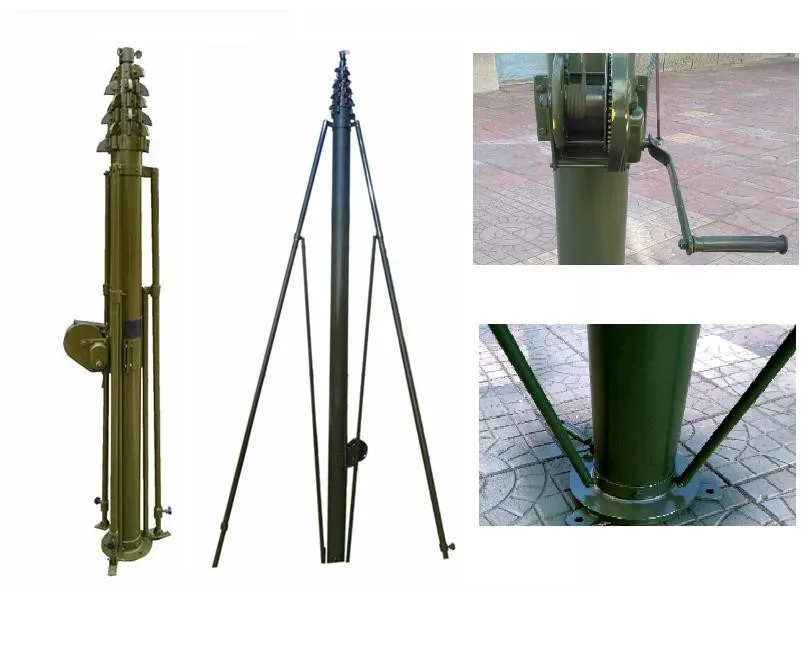 Telescopic Winch Driven 360 Degree Rotating Mast 20 Meter