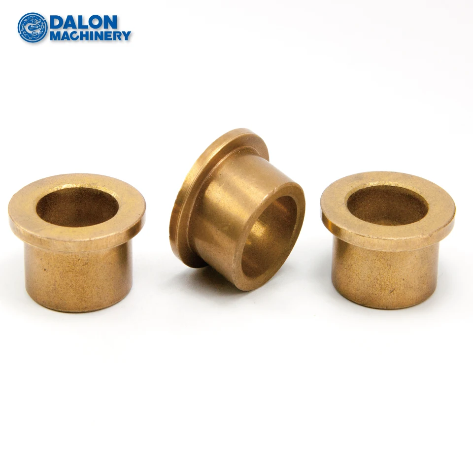 Sintered Brass Oil Impregnated Graphite Bronze Flange Bearing Bushing ...