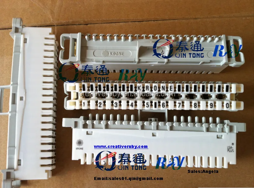 10 Pairs LSA Disconnection/connection Module (krone Module) by QIN/RUBY/OEM