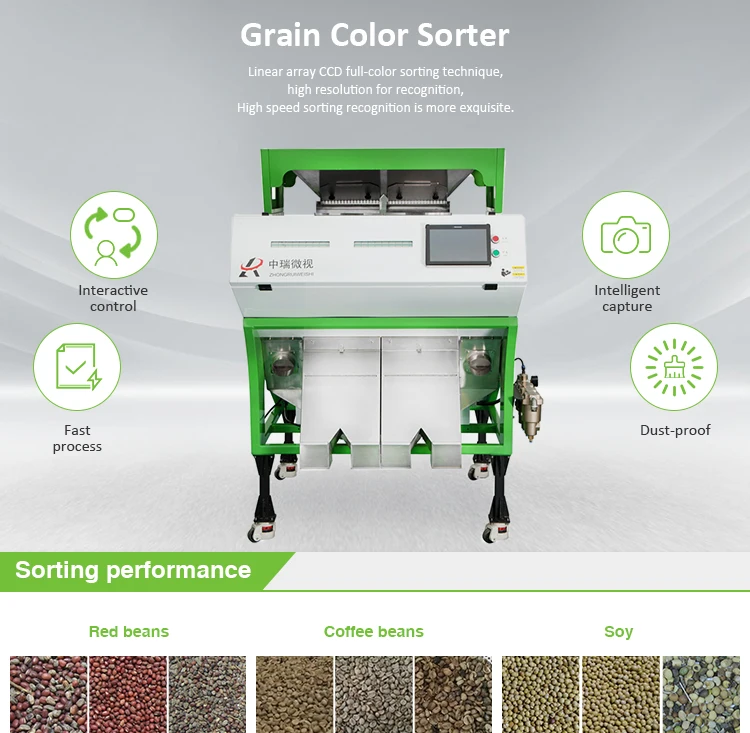 Coffee Bean Cleaning Machine - High-Accuracy Sorting Beans