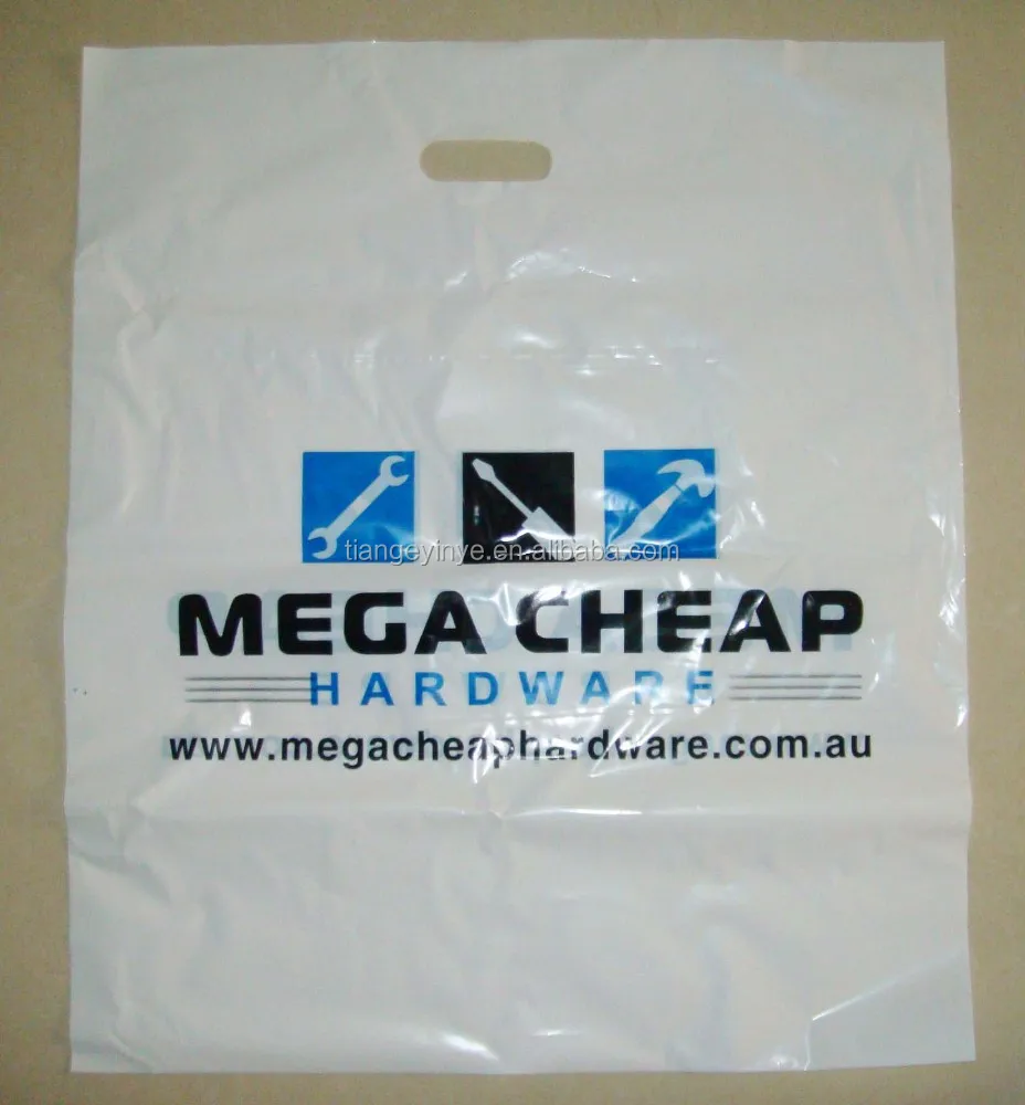 Handle Die Cut Plastic Shopping Bag - Buy Die Cut Plastic Bag,Plastic ...
