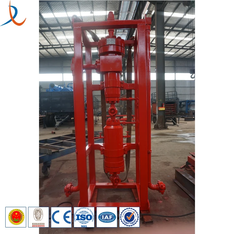 Wellhead Oilfield Cyclone Desander / Hydrocyclone Desander / Desander ...