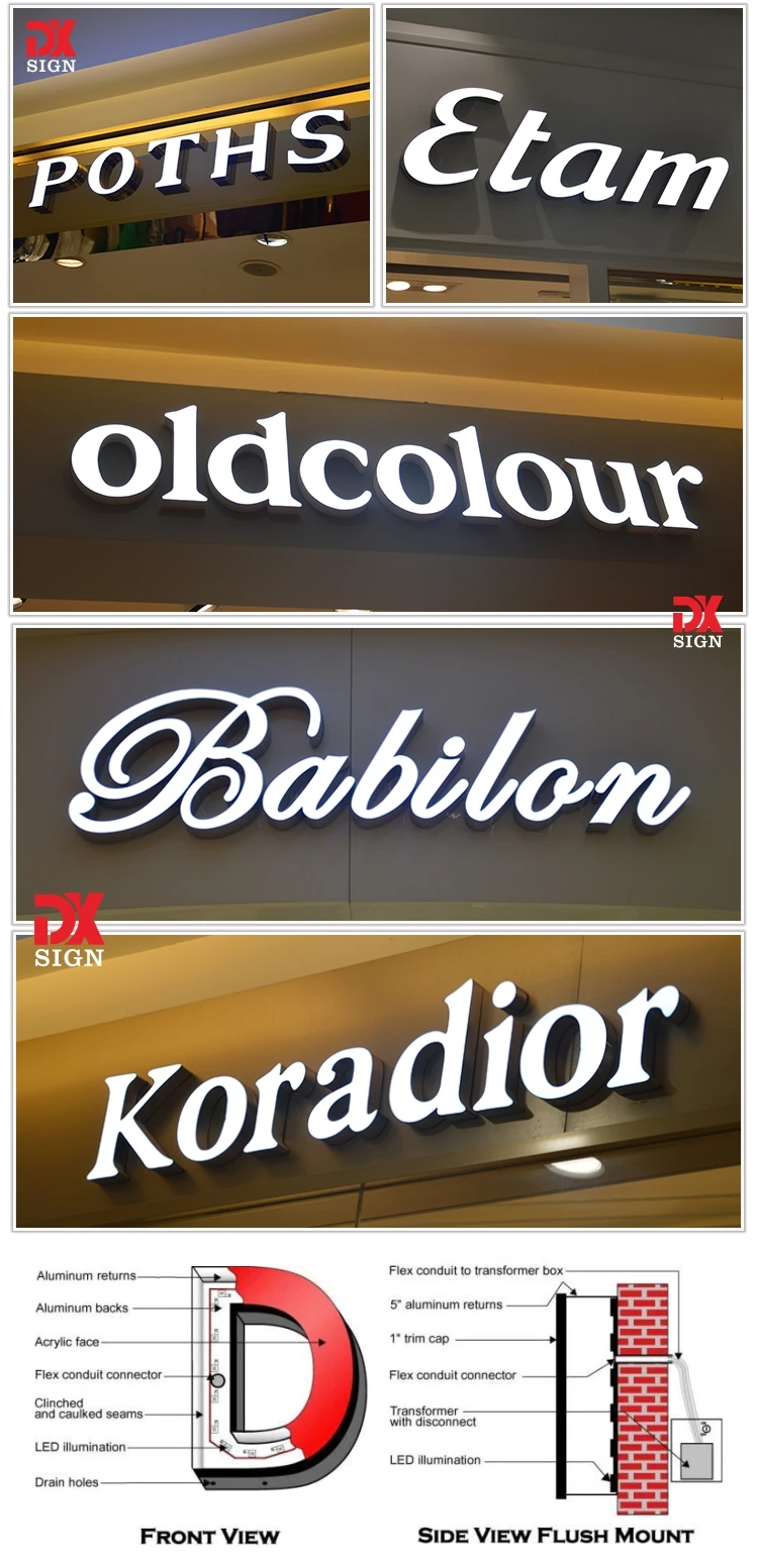 Dk Sign Indoor & Outdoor Led Acrylic Illuminated Signboard Electrical ...