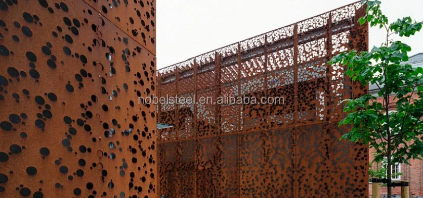 Perforated Corten Steel Panels for Durable Building Solutions