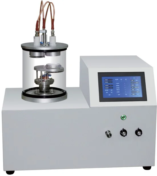 Mini Plasma Sputter Coater Equipment With Quartz Glass Chamber For ...