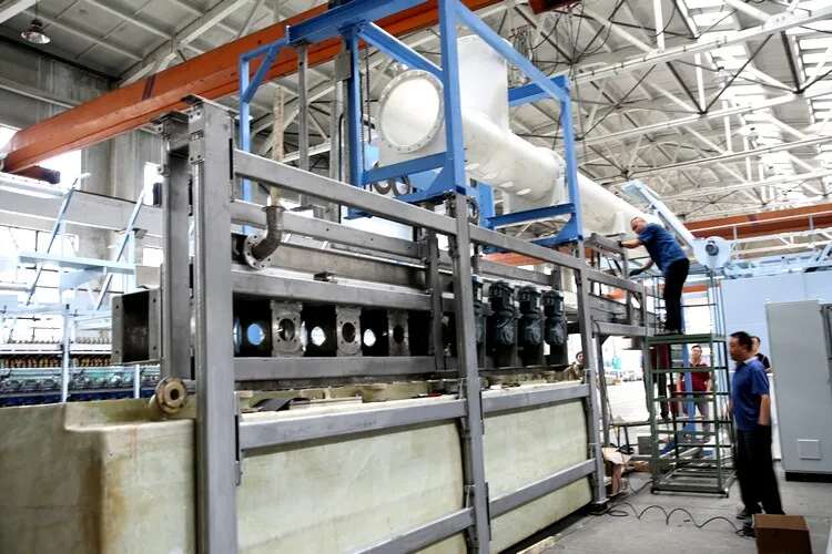 JINGWEI JWHR3 Viscose Staple Spinning Machine - 88 Spindles