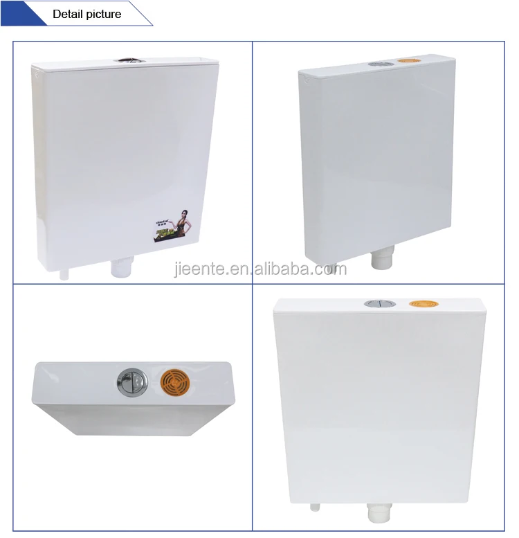 Indian Market Low Water Pressure Slim Cistern Flush Tank - Buy Cistern ...
