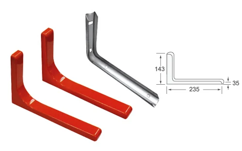 Plastic L Type Adhesive Shelf Bracket Vt-13.004 - Buy Plastic Shelf ...