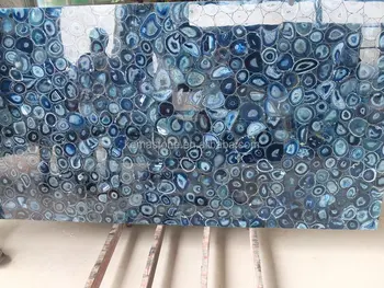Wholesales Translucent Brazil Blue Agate Stone Slab - Buy Agate Stone ...