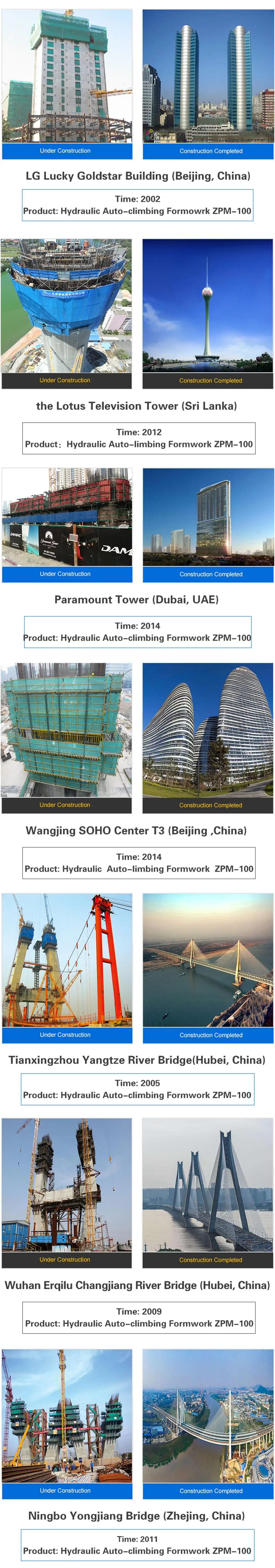 ZPM-100 Auto-Climbing Formwork - Efficient High Rise Construction