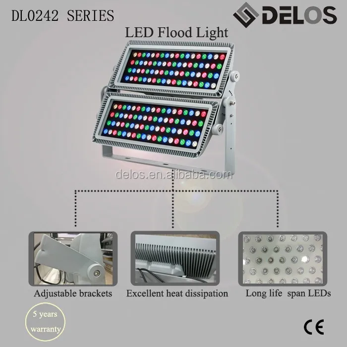 High Power Rgbw Flood Led Light With 3 Degree Beam Angle Reach Over ...