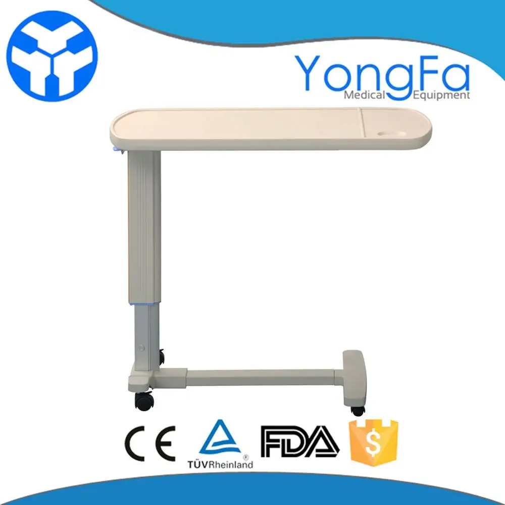 Yft-005 Hospital Abs Folding Overbed Table - Buy Folding Overbed Table ...