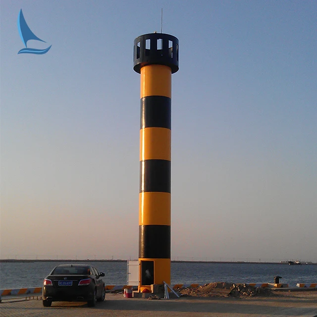 Channel Light Pile Fiberglass Lighthouse - Marine Navigation
