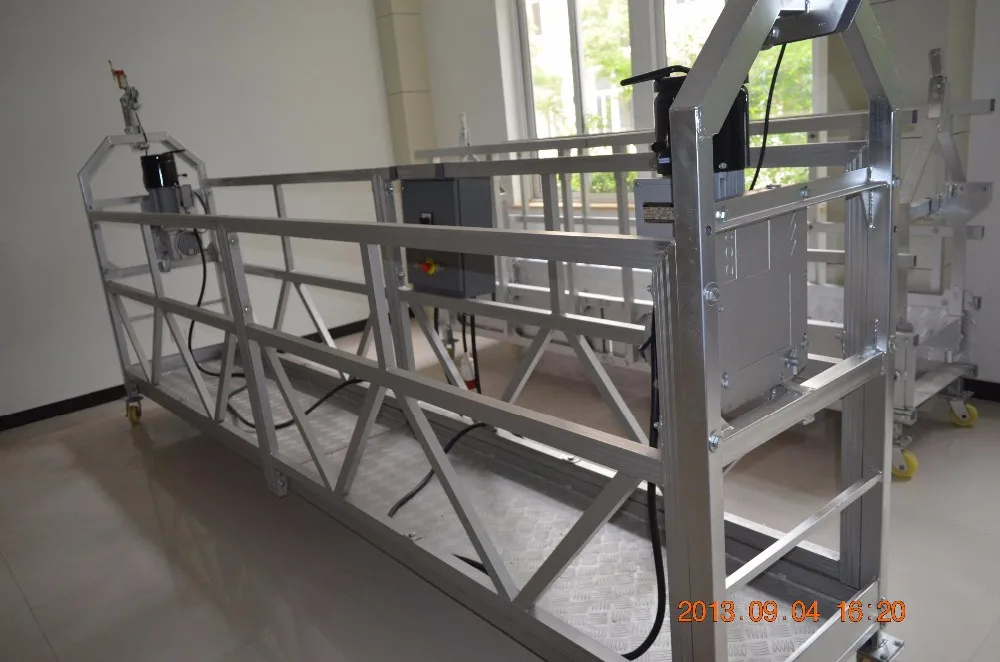 Aluminum Steel Electric Suspended Working Platform Gondolas